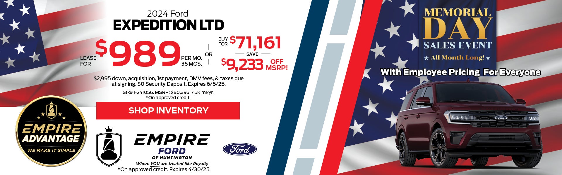 New & Used Ford Dealership Huntington NY | Empire Ford