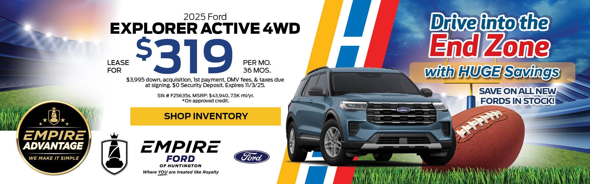 New & Used Ford Dealership Huntington NY | Empire Ford
